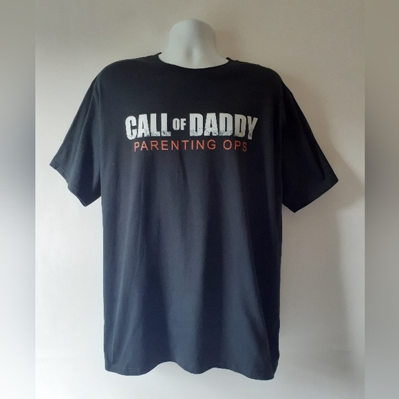 Port and Company | Shirts | Call Of Daddy Parenting Ops Mens Black ...